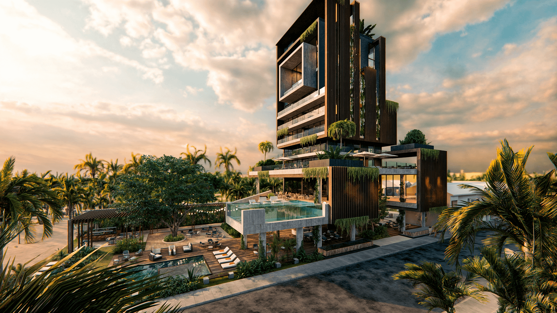 Jen Beach Club: Tropical modern Beach Club in Jacó, Puntarenas - Alianz.cr